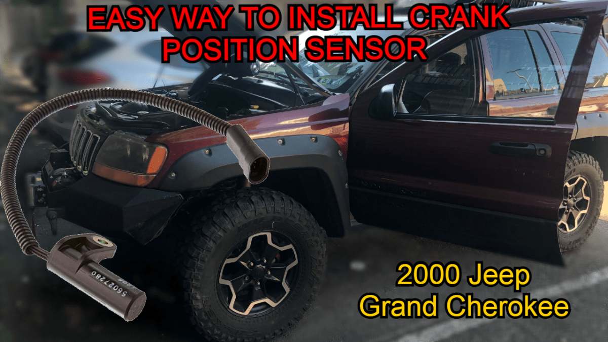 How To Replace the Crank Position Sensor on a Jeep WJ – RockyRidge TV